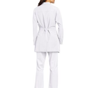 WonderWink Women's Utility Girl Stretch Lab Coat, White, Medium