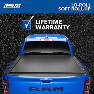 Tonno Pro Lo Roll, Soft Roll-up Truck Bed Tonneau Cover | LR-2005 | Fits 2002 - 2008 Dodge Ram 1500/2500/3500 6' 6" Bed (78")