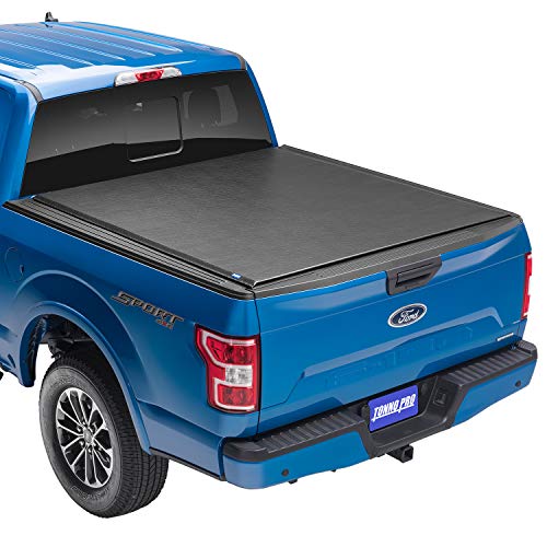 Tonno Pro Lo Roll, Soft Roll-up Truck Bed Tonneau Cover | LR-5005 | Fits 2007 - 2021 Toyota Tundra w/ Utility Track System 6' 7" Bed (78.7")