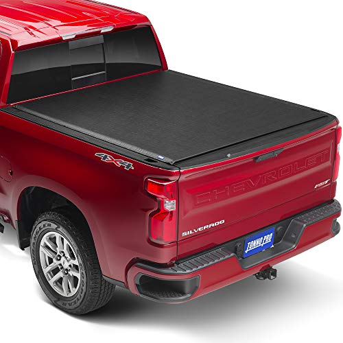 Tonno Pro Lo Roll, Soft Roll-up Truck Bed Tonneau Cover | LR-5005 | Fits 2007 - 2021 Toyota Tundra w/ Utility Track System 6' 7" Bed (78.7")