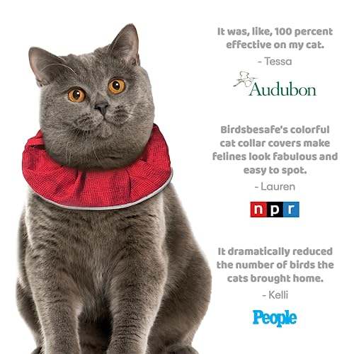 Birdsbesafe® Cat Collar for Birds - Bird Warning Cat Collar, Scientifically Proven to Help Prevent Your Cat from Catching Birds