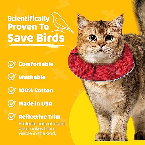 Birdsbesafe® Cat Collar for Birds - Bird Warning Cat Collar, Scientifically Proven to Help Prevent Your Cat from Catching Birds