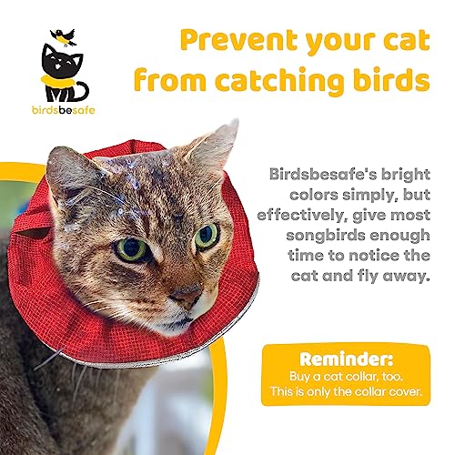 Birdsbesafe® Cat Collar for Birds - Bird Warning Cat Collar, Scientifically Proven to Help Prevent Your Cat from Catching Birds