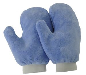 eurow microfiber terry weave mitt with thumb (2-pack)