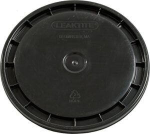 hydrofarm hg5glid plastic, 1 pack black lid, 5 gallon