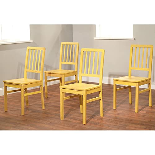 Target Marketing Systems TMS Camden Dining Chair, White Wash, Set of 4