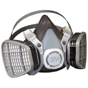 3m disposable respirator, half face piece assembly 5301, organic vapor respiratory protection, large size