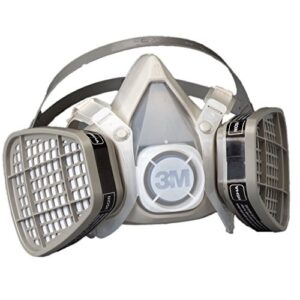 3m disposable respirator, half face piece assembly 5101, organic vapor respiratory protection, small size