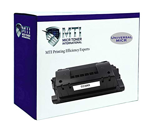 MICR Toner International Compatible Universal Magnetic Ink Cartridge Replacement for HP 64X CC364X Laserjet P4015 P4515