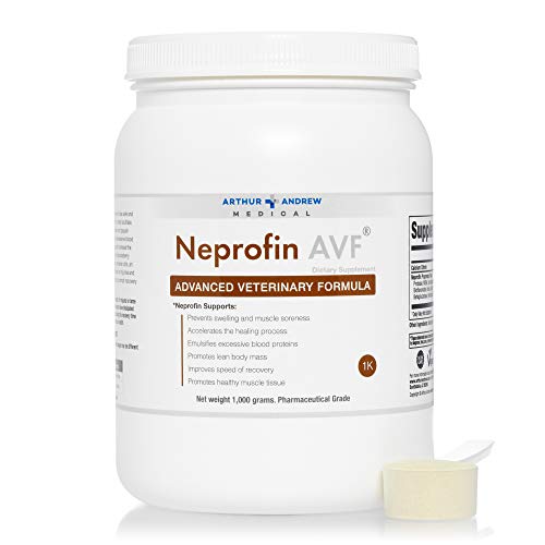 Arthur Andrew Medical, Neprofin AVF, Advanced Veterinary Formula, Large Animal Support for Speedy Recovery and Pain-Free Movement, Vegan, Non-GMO, 1kg Tub