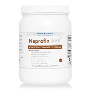 Arthur Andrew Medical, Neprofin AVF, Advanced Veterinary Formula, Large Animal Support for Speedy Recovery and Pain-Free Movement, Vegan, Non-GMO, 1kg Tub