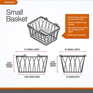 Spectrum Diversified Twist Storage Basket, Small, Bronze