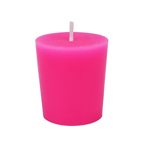 Zest Candle CVZ-007 12-Piece Votive Candles, Hot Pink