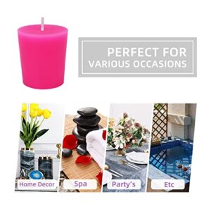 Zest Candle CVZ-007 12-Piece Votive Candles, Hot Pink