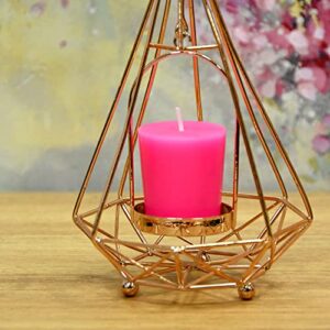 Zest Candle CVZ-007 12-Piece Votive Candles, Hot Pink