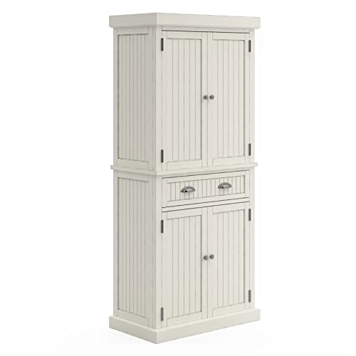 Homestyles Nantucket Pantry, 30", Off White