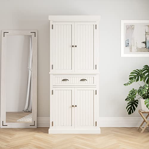 Homestyles Nantucket Pantry, 30", Off White