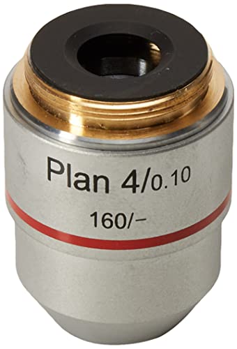 AmScope PA4X 4X Plan Achromatic Microscope Objective