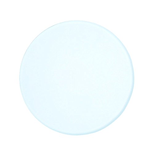 AmScope GP-95 3-3/4 Inch (95mm) Frosted Round Glass Plate for Stereo Microscopes