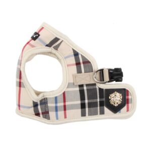 puppia authentic junior harness b, medium, beige