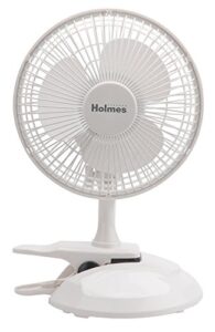 holmes convertible desk & clip fan, white hcf0611a-wm