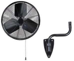 dayton 13v401 oscillating fan, wall mount, 18 in