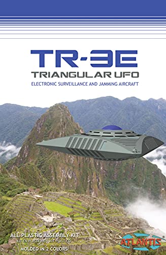 Atlantis TR-3E UFO with Base Plastic Model KIT