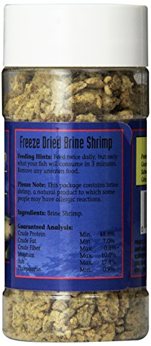 San Francisco Bay Brand ASF71104 Freeze Dried Brine Shrimp for Fresh and Saltwater Fish, 10gm