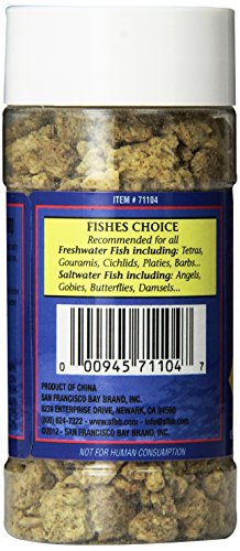 San Francisco Bay Brand ASF71104 Freeze Dried Brine Shrimp for Fresh and Saltwater Fish, 10gm