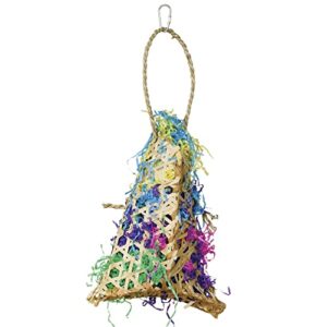 prevue hendryx forage & engage calypso creations fiesta handbag bird toy 62604