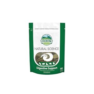 oxbow natural science digestive supplement - high fiber supports digestive health in small animals, 4.2 ounce