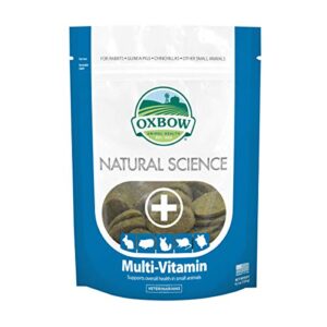 oxbow natural science multivitamin - essential vitamins & omega 3 and 6 fatty acids for small animals, 4.2 oz.