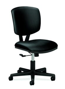 hon volt armless task chair, black