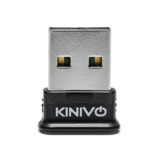 Kinivo USB Bluetooth Adapter for PC BTD400 (Bluetooth 4.0 Dongle Receiver, Low Energy) - Compatible with Windows 11/10/8.1/8/7, Raspberry Pi, Linux, MacOS, Laptop & Headphones