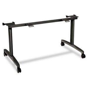 hon the company huddle flip-top base, 24" d, charcoal