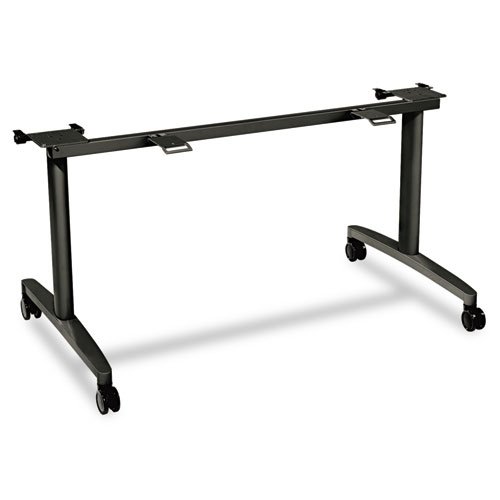 HON The Company Huddle Flip-Top Base, 24" D, Charcoal