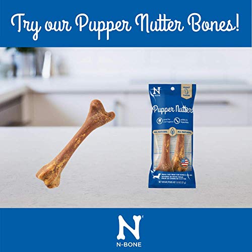 N-Bone Pupper Nutter Peanut Butter For Pets, Large 7 Inch (Pack of 1)