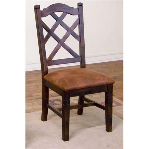 Sunny Designs Sedona Side Chair, Dark Chocolate