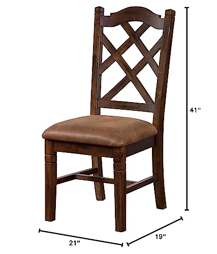 Sunny Designs Sedona Side Chair, Dark Chocolate