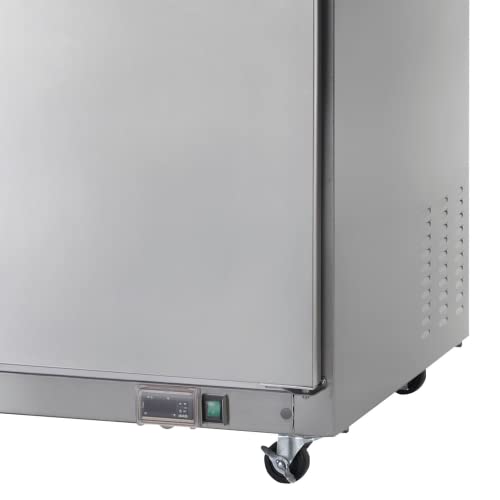 Arctic Air AUC48R 48" Undercounter Worktop Refrigerator - 12 Cubic Feet, 2 Section, 2 Doors, Stainless Steel, 115v