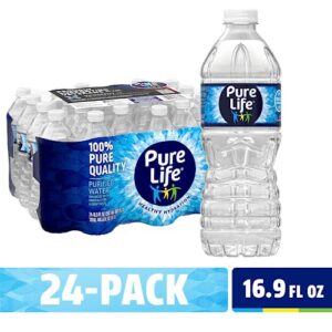 Pure Life Purified Bottled Water, 1/2 Liter (16.9 Oz) - 78 Case Pallet…