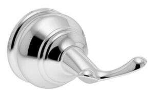 symmons 473rh allura wall-mounted double robe hook in polished chrome