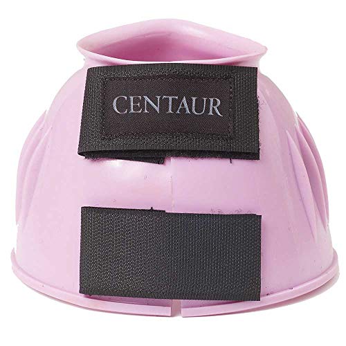 Centaur Double Tab Ribbed PVC Bell Boots Pink, Large