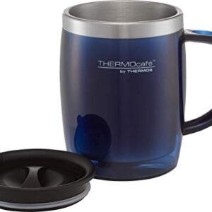 Thermos ThermoCafé Translucent Desk Mug, Midnight Blue, 450 ml