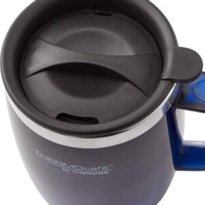 Thermos ThermoCafé Translucent Desk Mug, Midnight Blue, 450 ml