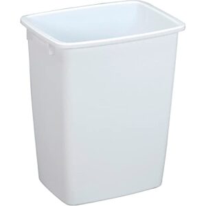 rubbermaid fg2806tpwht 36 quart white open wastebasket