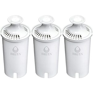 brita water pitcher replacement filters, white 3 filters