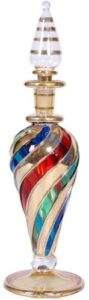 craftsofegypt genie blown glass potion potions decorative miniature decorative egyptian perfume single large bottle