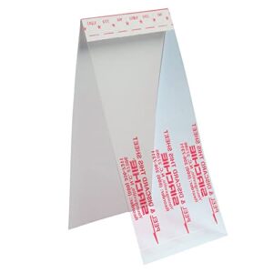 hinge fingerprint lifter, white, 2 x 4", pack of 12