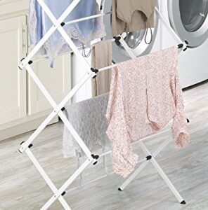 Whitmor Folding Drying Rack, White